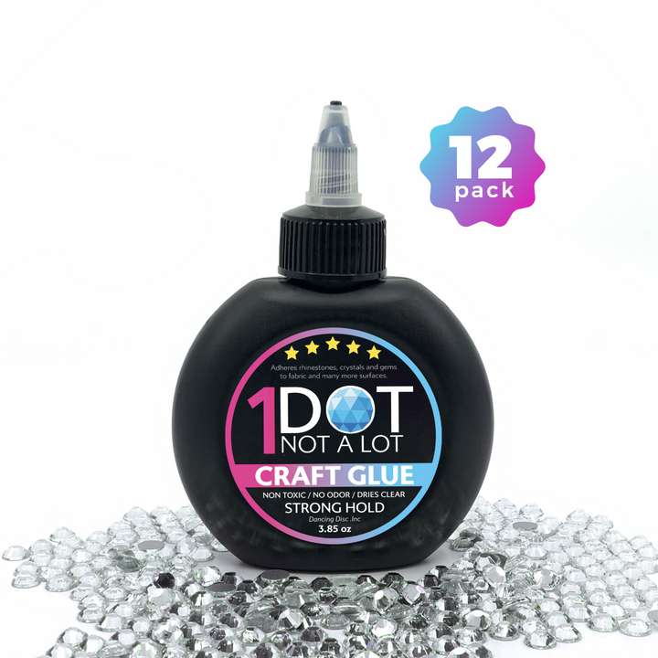 1DotNotalot Craft Glue for Rhinestones (12 Pack) – Dancing Disc